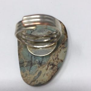 Jewelry | Stone Cabochon Ring Adjustable Size Of 7 See Pic | Poshmark